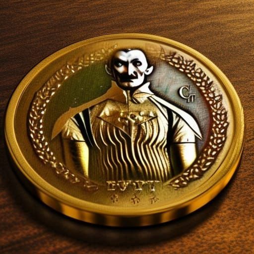 Dracula Coin - AI Generated Artwork - NightCafe Creator
