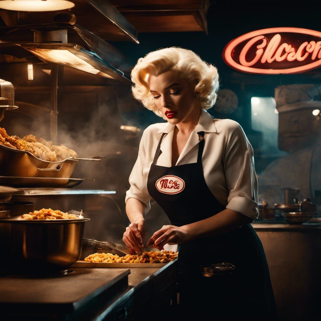 Marilyn's American Diner - AI Generated Artwork - NightCafe Creator