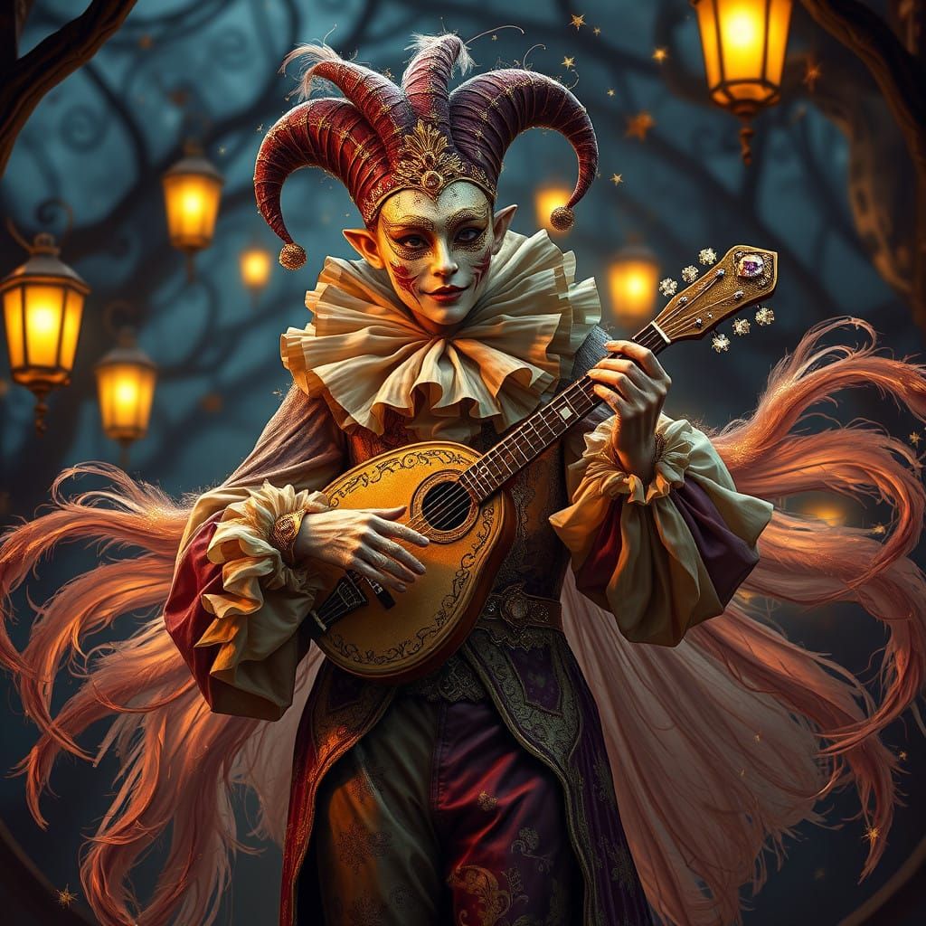 Un bouffon jouant de la musique - Un bouffon jouant de la mu...