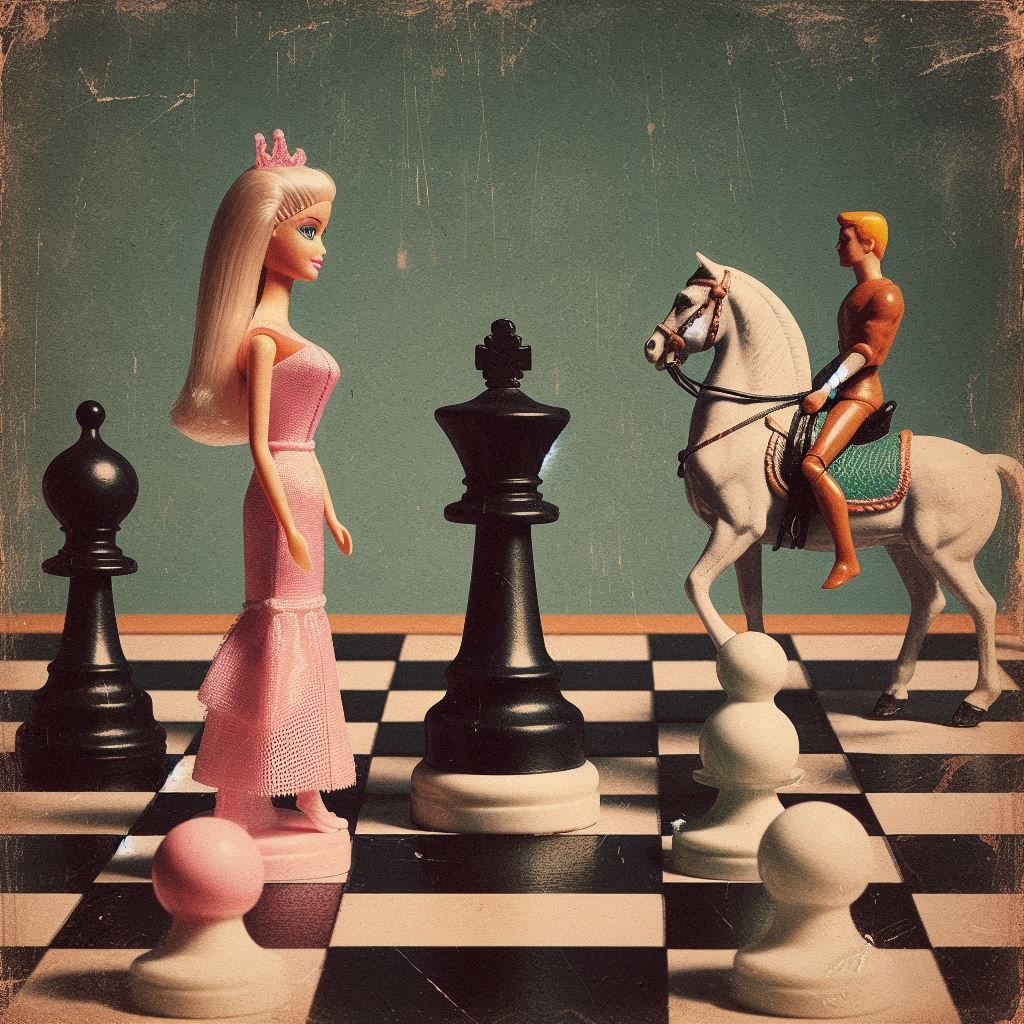 Barbie chess 💗 - AI Generated Artwork - NightCafe Creator