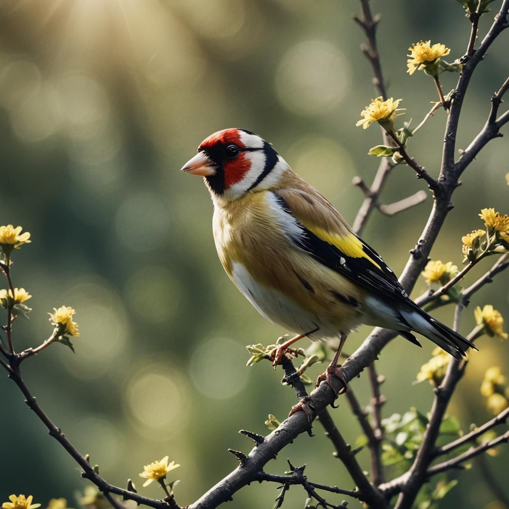 Common British Goldfinch - AI Generated Artwork - NightCafe Creator