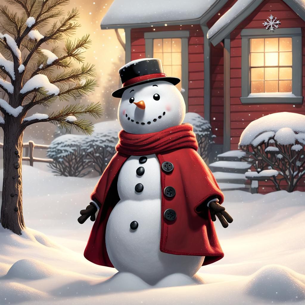 When they take your coat and gloves for the Snowman