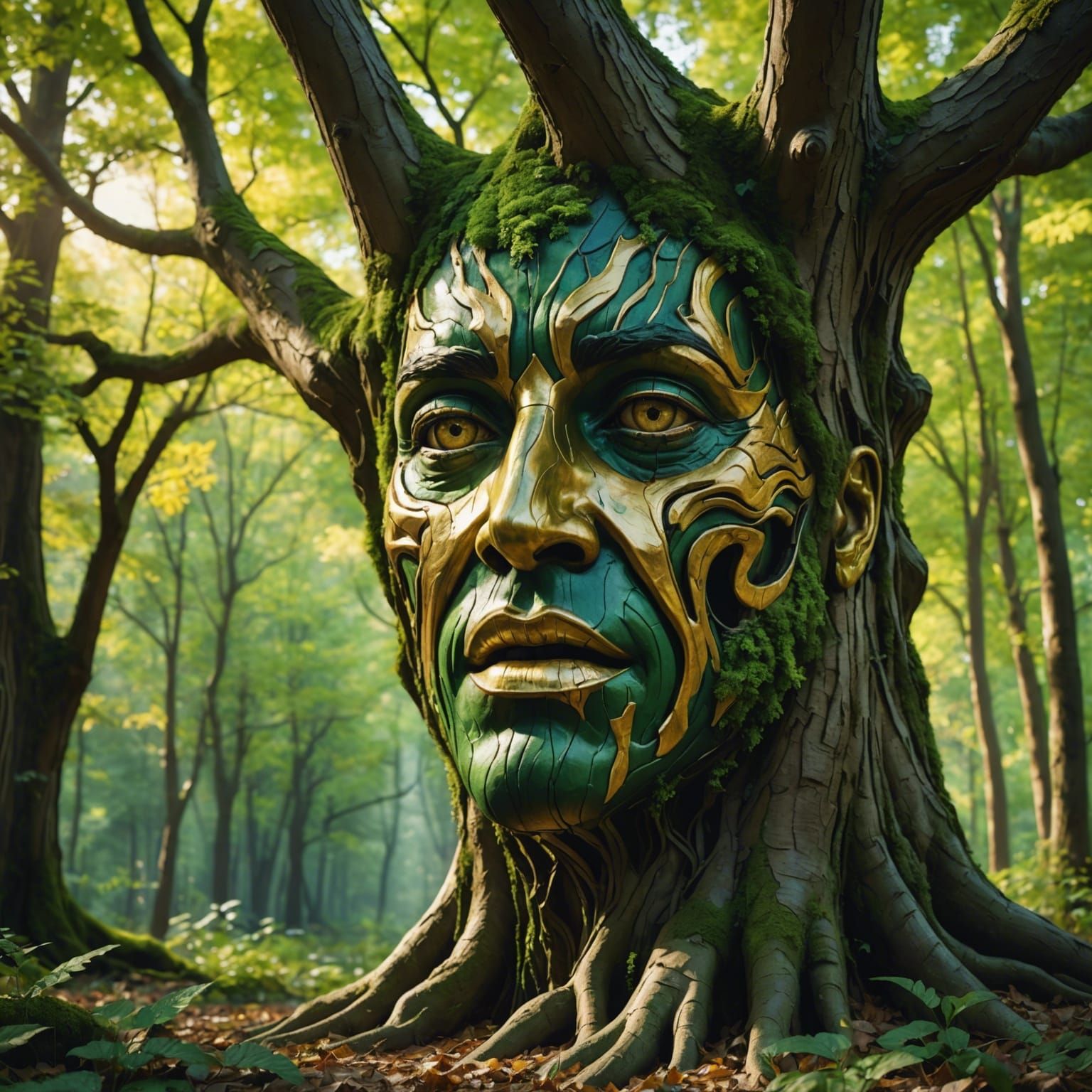 The trees speak! - AI Generated Artwork - NightCafe Creator