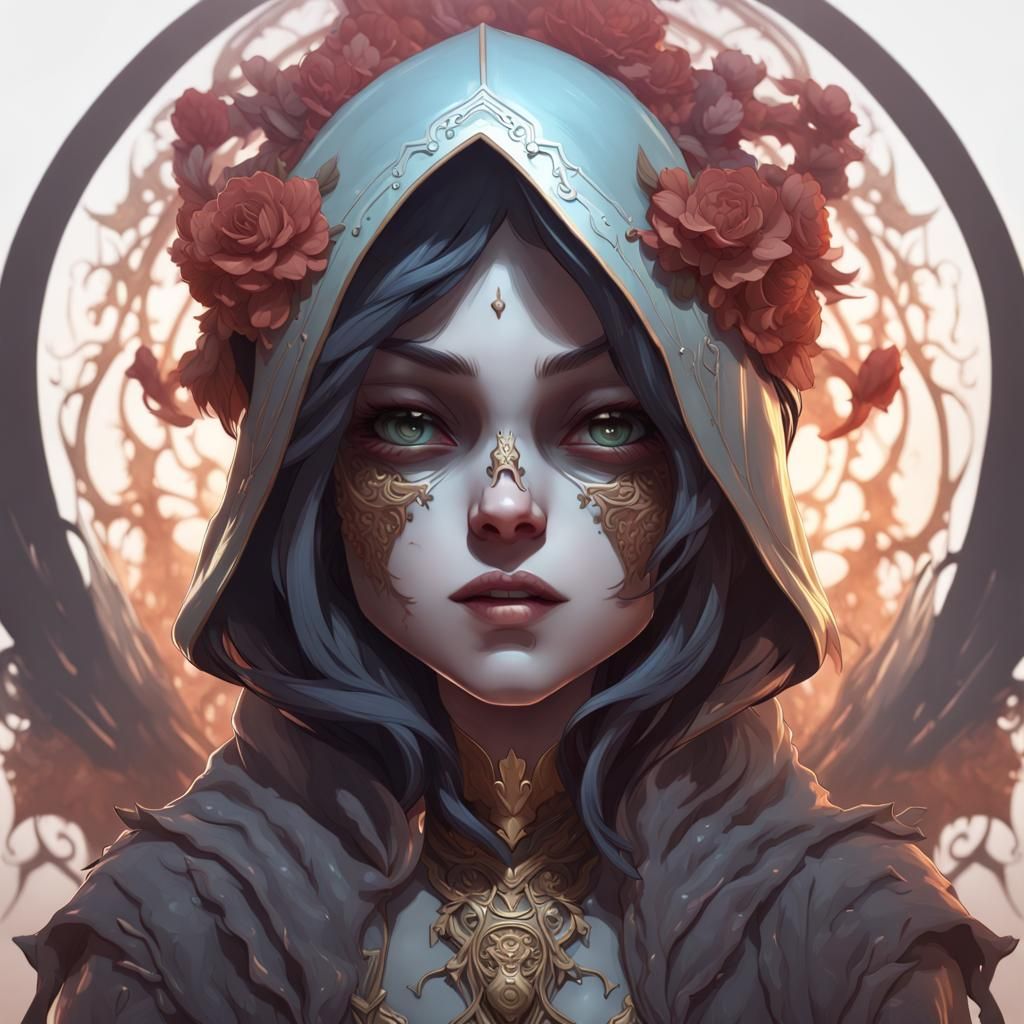 Death's Daughter - AI Generated Artwork - NightCafe Creator