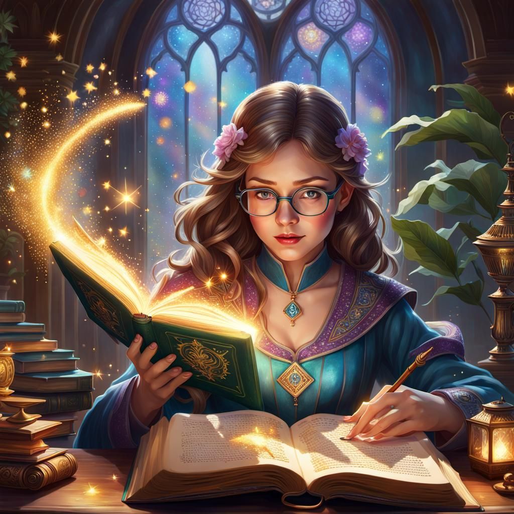 Spell Book - AI Generated Artwork - NightCafe Creator