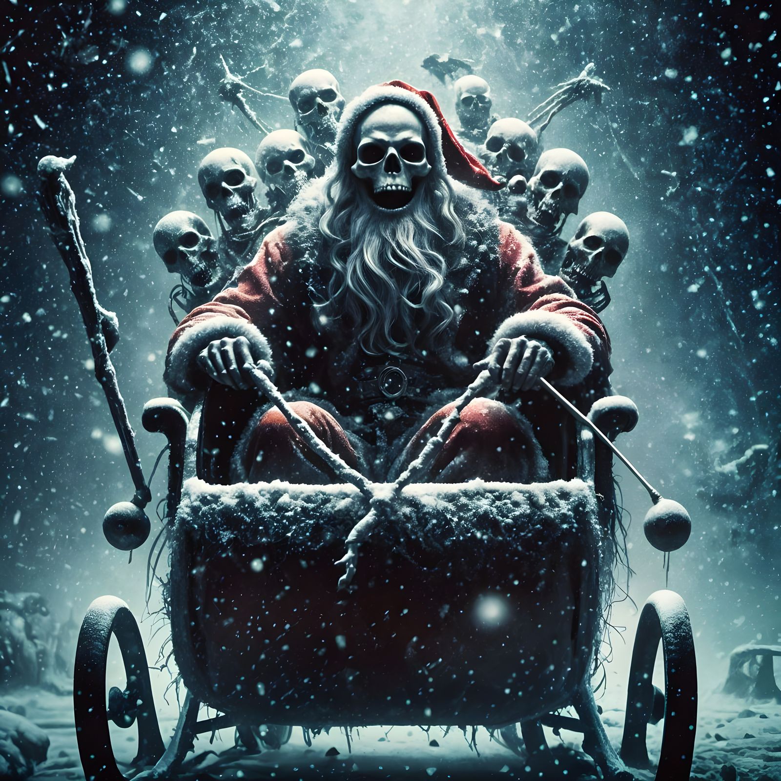 Death Moonlighting as Santa - Dark Santa: Death's Sinister H...