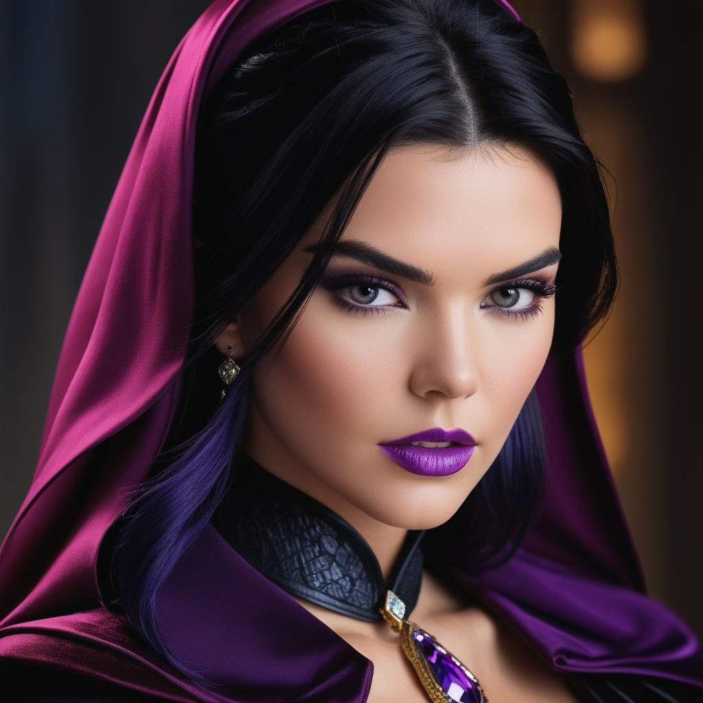 Purple Portraits: Kendall Jenner - Purple Portraits: Kendall...