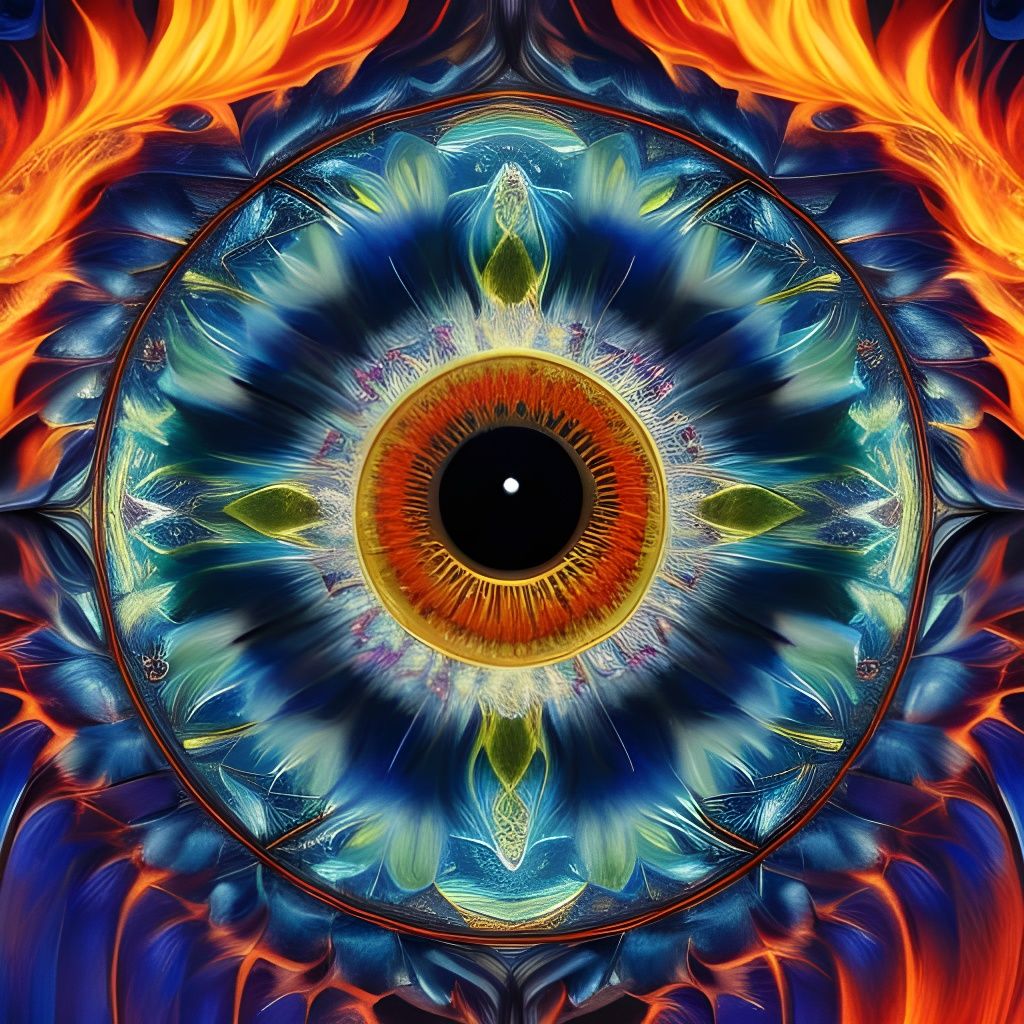 The Phoenix Eye of Protection - AI Generated Artwork - NightCafe Creator