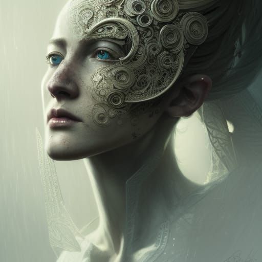 Idear of perfection in a woman, hyper detailed face, intricate design ...
