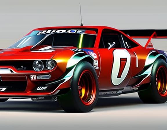 Dodge hoopdy Build for speed ultra racing figure 8 Hyperrealistic ...