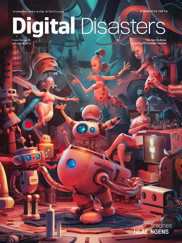 Digital Disasters Magazine because sometimes the AI just doesn't seem to listen - AI Generated ...
