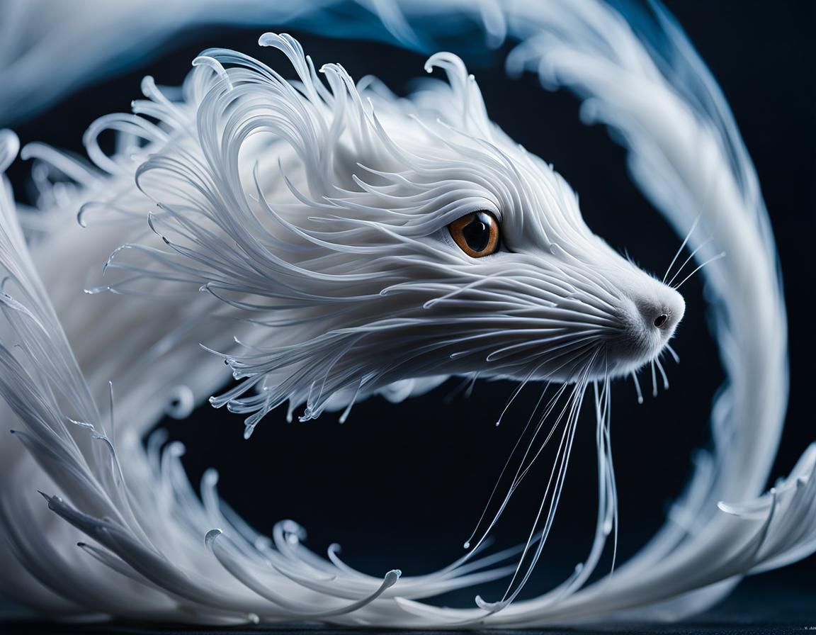 White Creature - AI Generated Artwork - NightCafe Creator