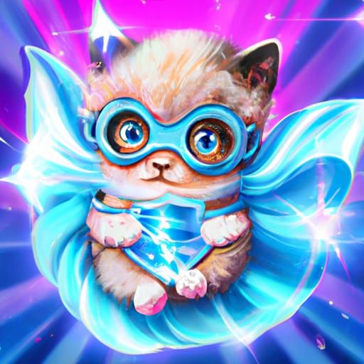 Super Cat 😺 - AI Generated Artwork - NightCafe Creator