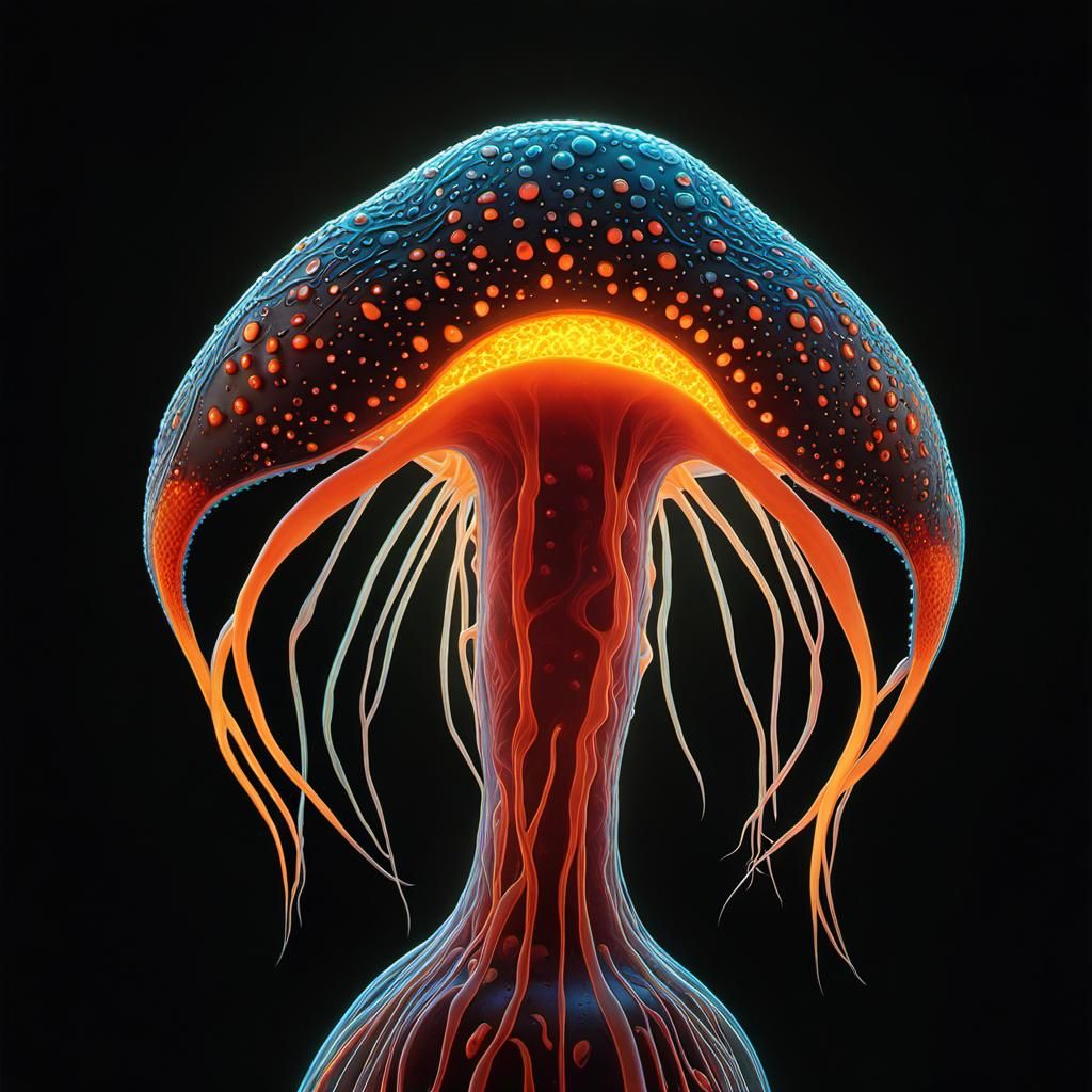 Amoeba Alien - AI Generated Artwork - NightCafe Creator