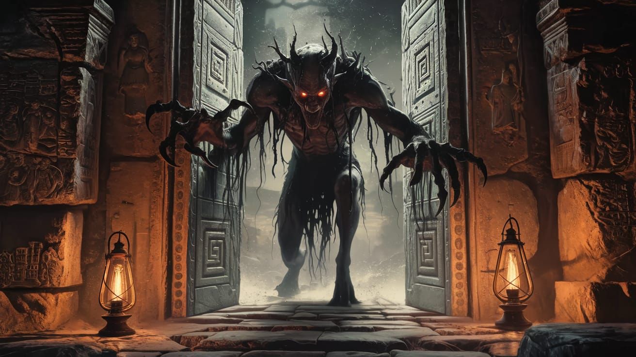 Twisted Spectral Demon Lurks in Ancient Mesopotami... - AI Art