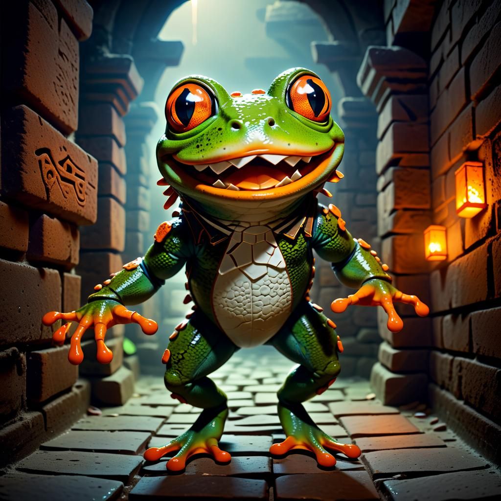 Frog - AI Generated Artwork - NightCafe Creator