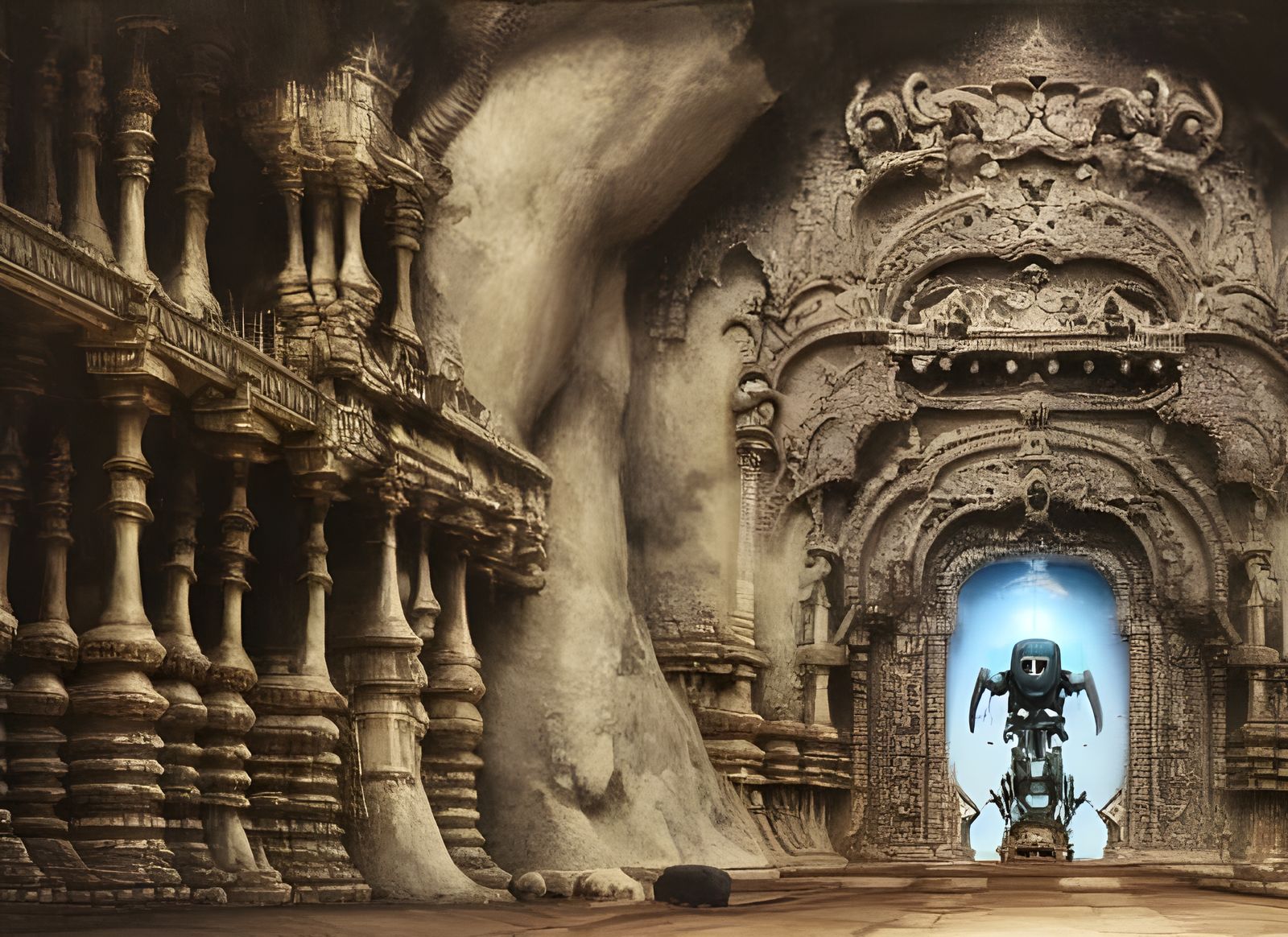 #039 - TEMPLE OF DOOM - AI Generated Artwork - NightCafe Creator