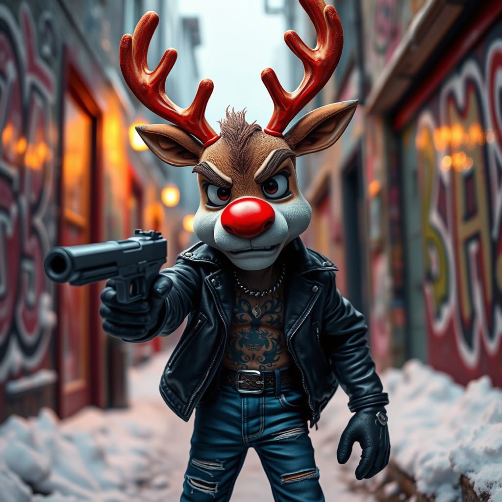 You said what about my nose?! - Gritty, Gangster Rudolph Bla...