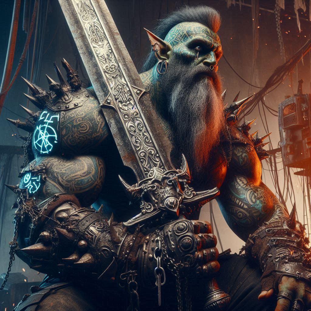 Rune Dwarf - AI Generated Artwork - NightCafe Creator