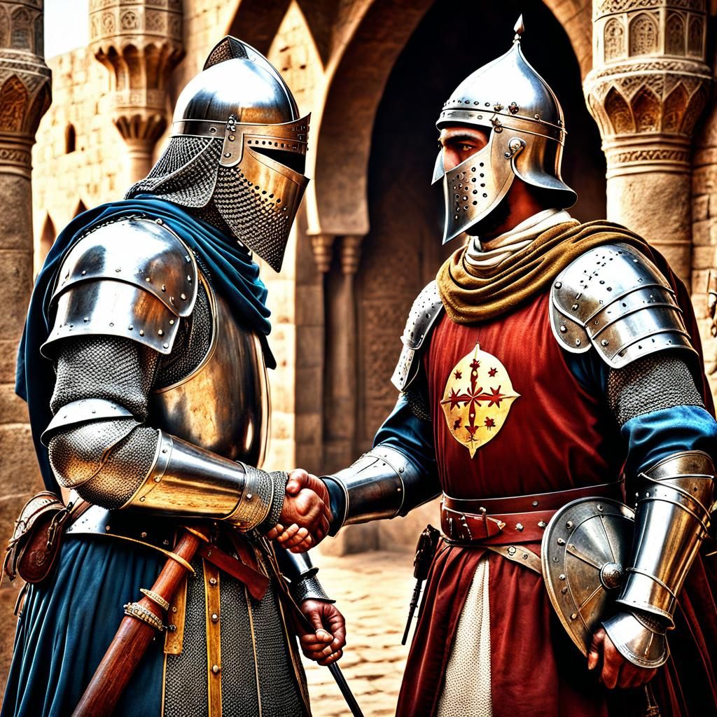 Peaceful Knights - AI Generated Artwork - NightCafe Creator