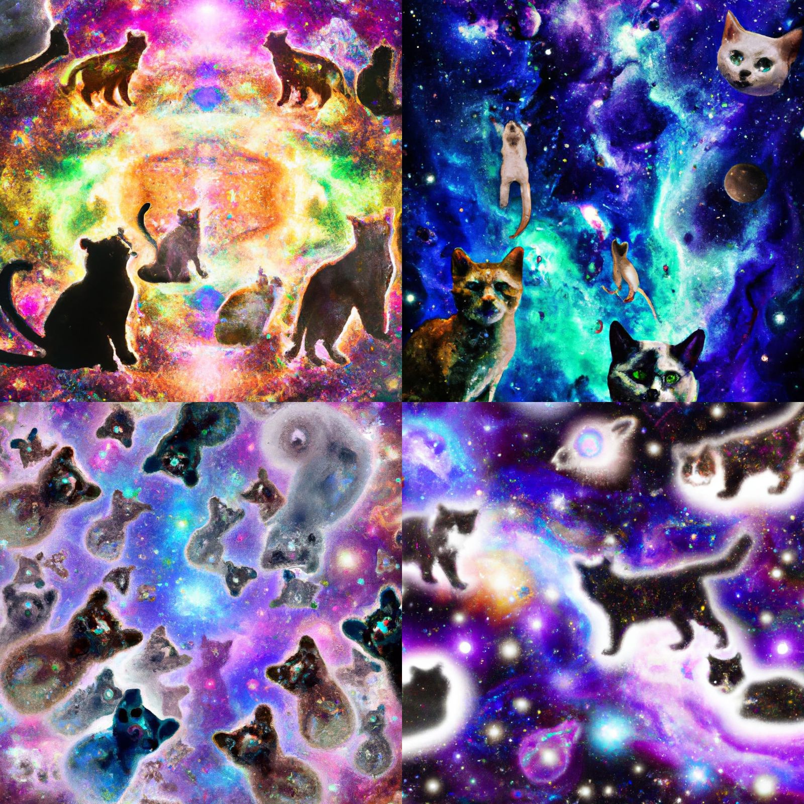 "universe made of cats" - AI Generated Artwork - NightCafe Creator