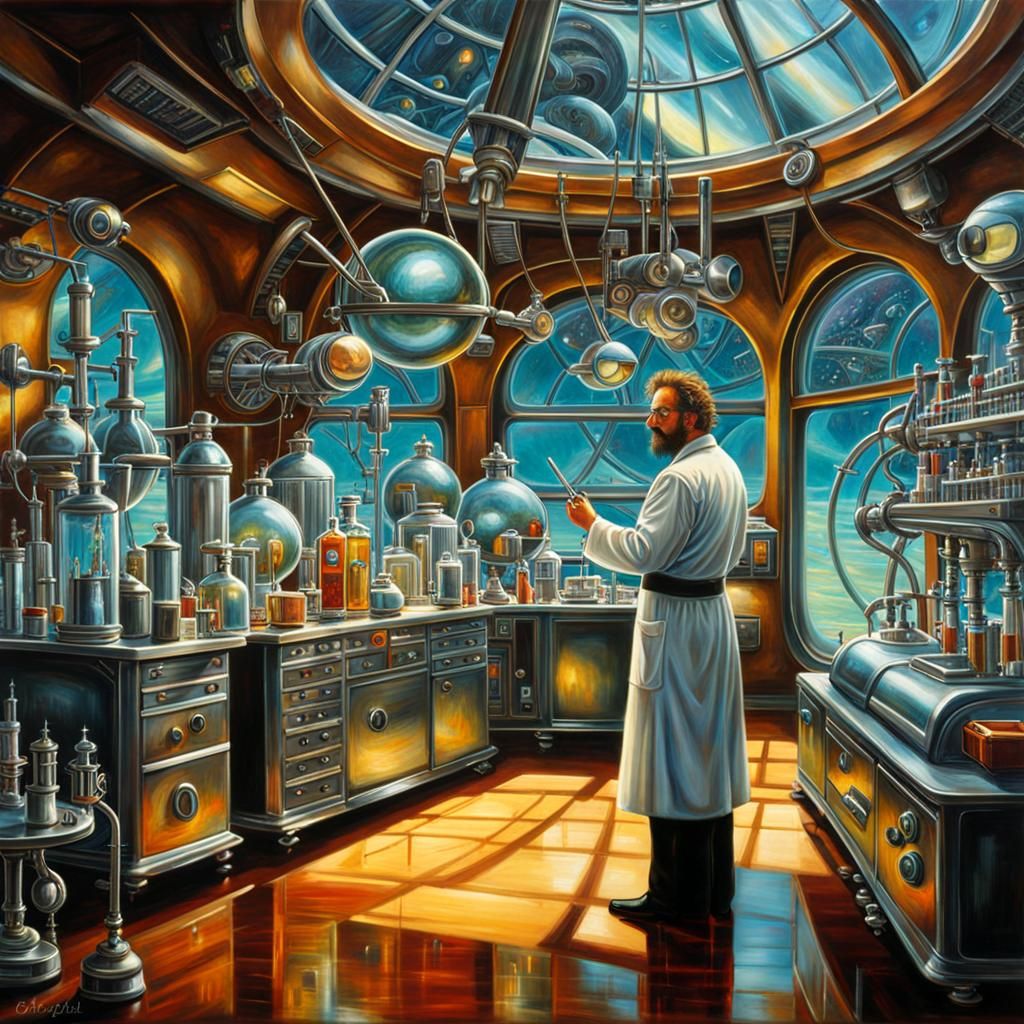 Laboratory - AI Generated Artwork - NightCafe Creator