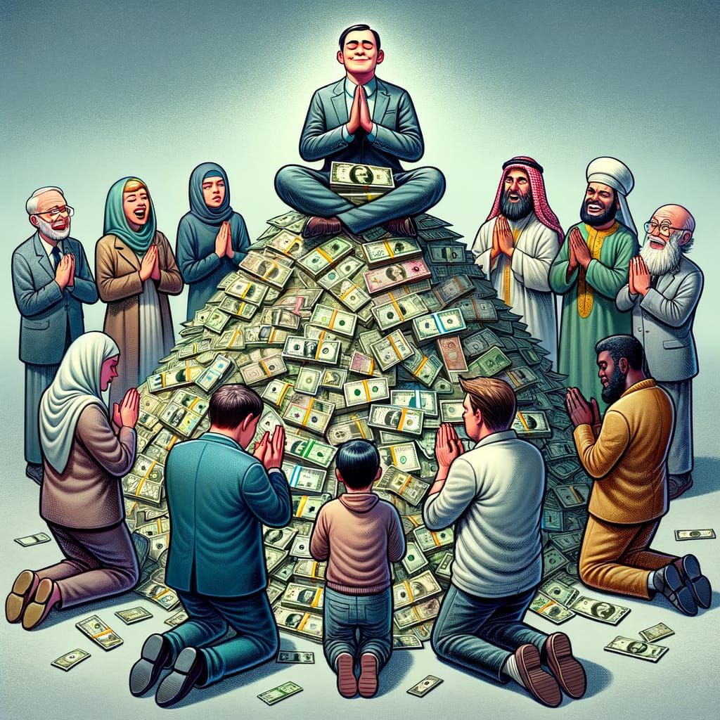 Money is power, power corrupts over time. - AI Generated Artwork ...