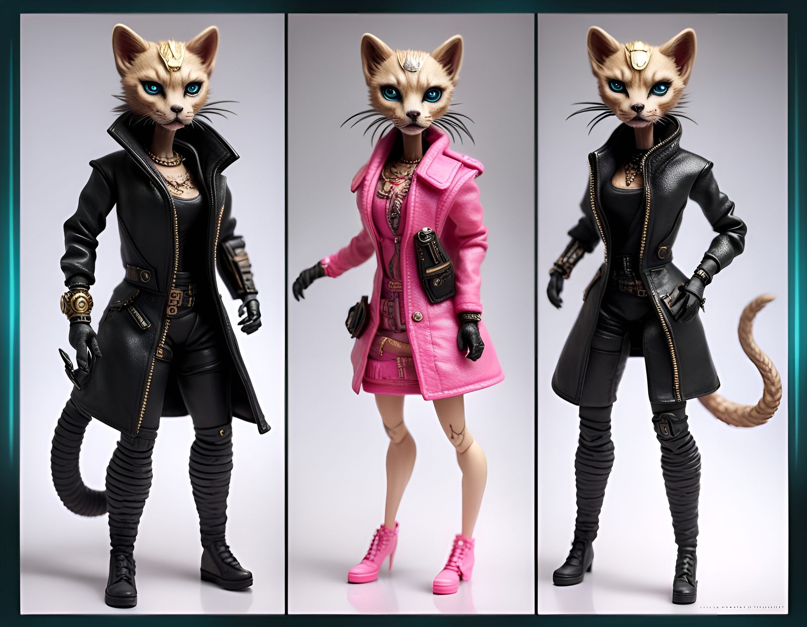 Cyberpunk Khajiit as Barbie Style Action Figure (II) - AI Generated ...