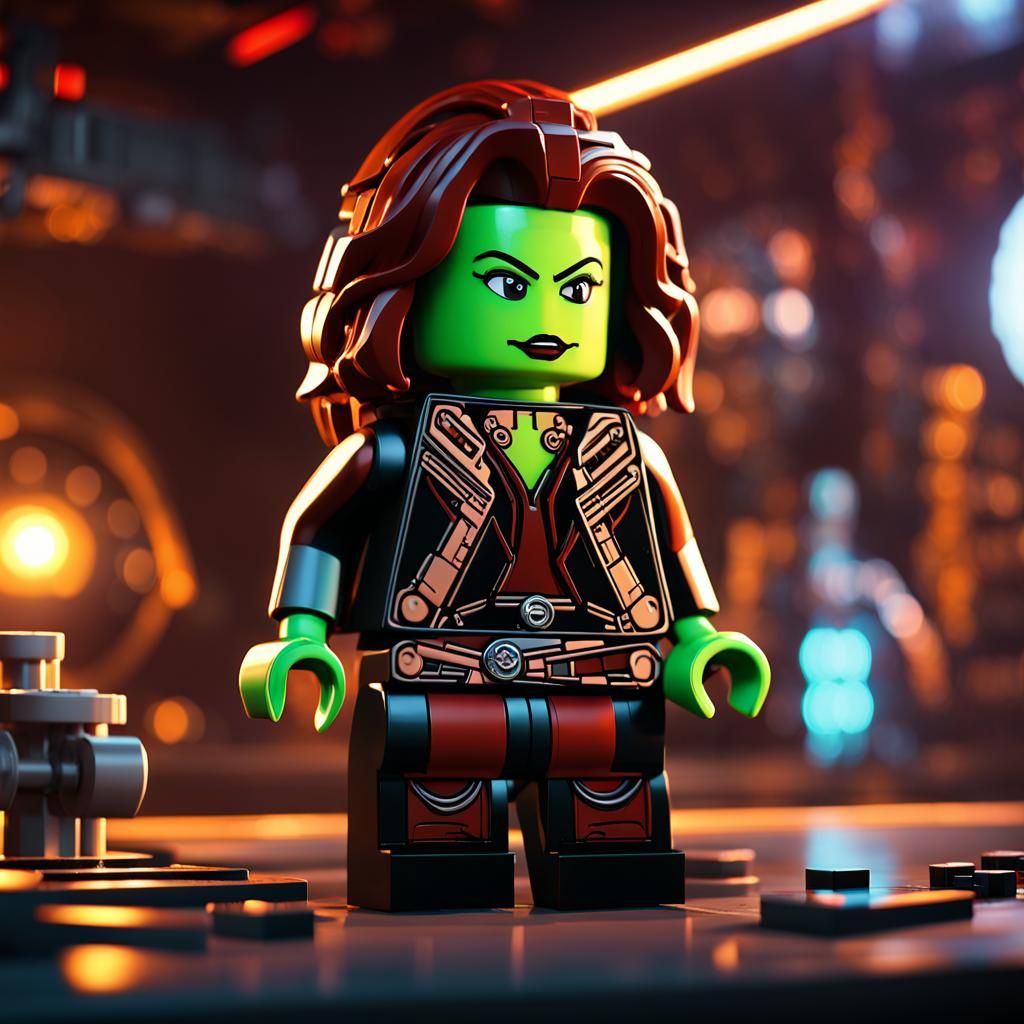 LEGO Gamora - AI Generated Artwork - NightCafe Creator