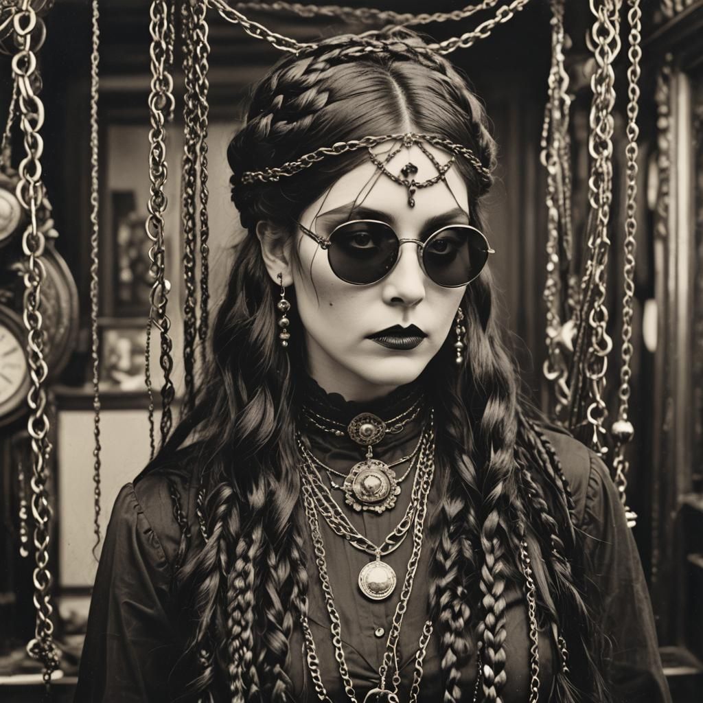 Vintage Victorian Goth (variant) - AI Generated Artwork - NightCafe Creator