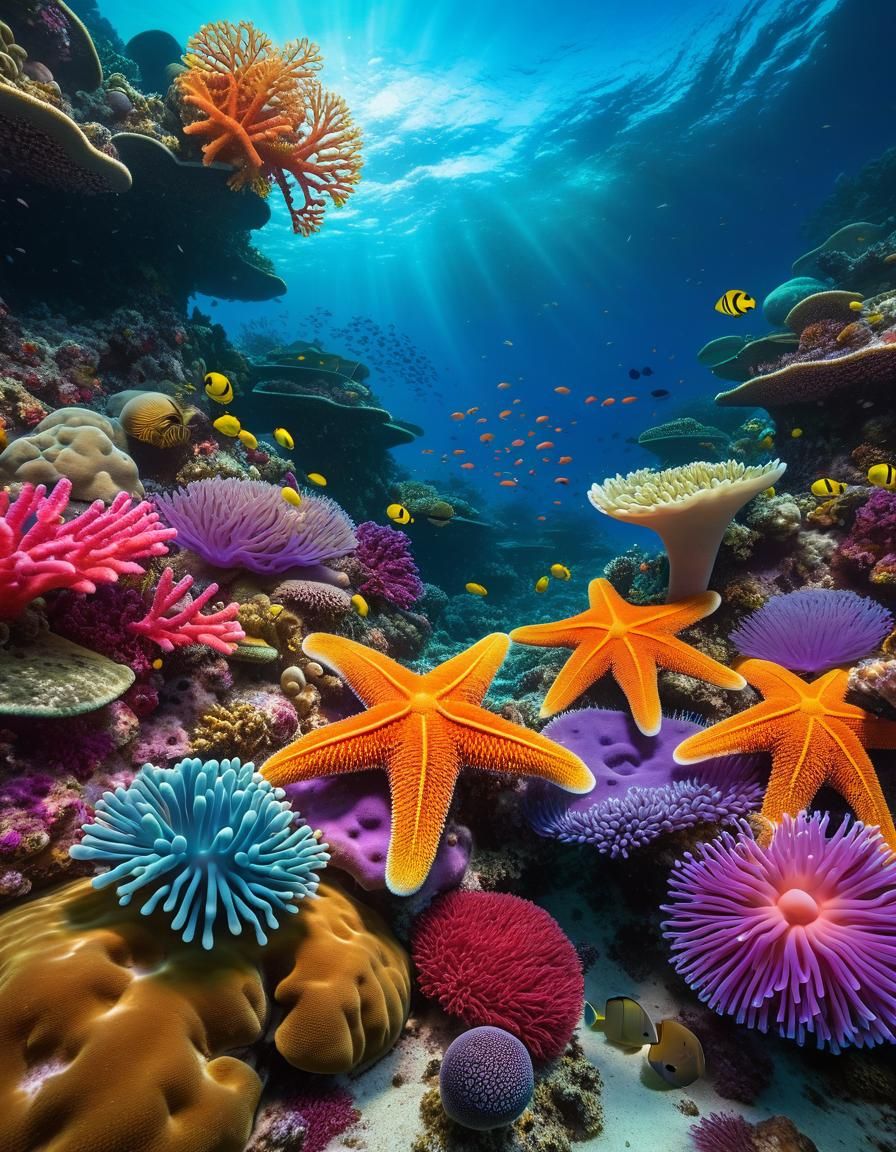 Reef Life - AI Generated Artwork - NightCafe Creator
