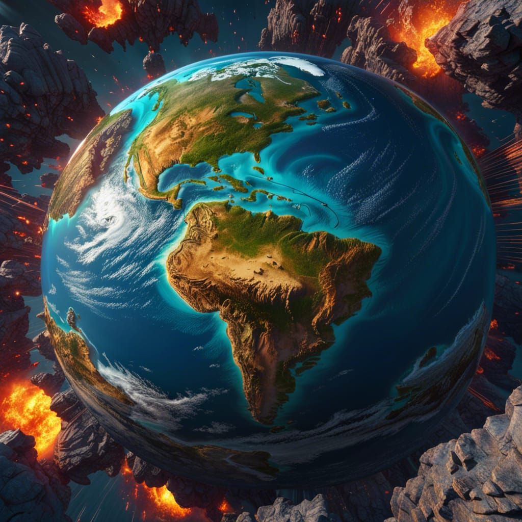 Cataclysm- The Beginning - AI Generated Artwork - NightCafe Creator