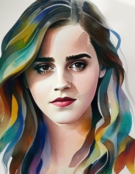 Emma Watson - AI Generated Artwork - NightCafe Creator