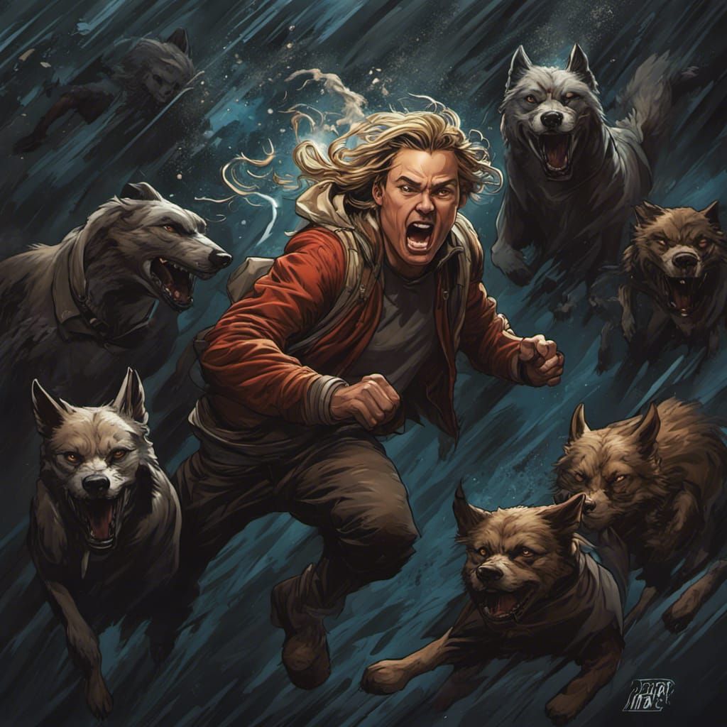 Running with the pack - AI Generated Artwork - NightCafe Creator