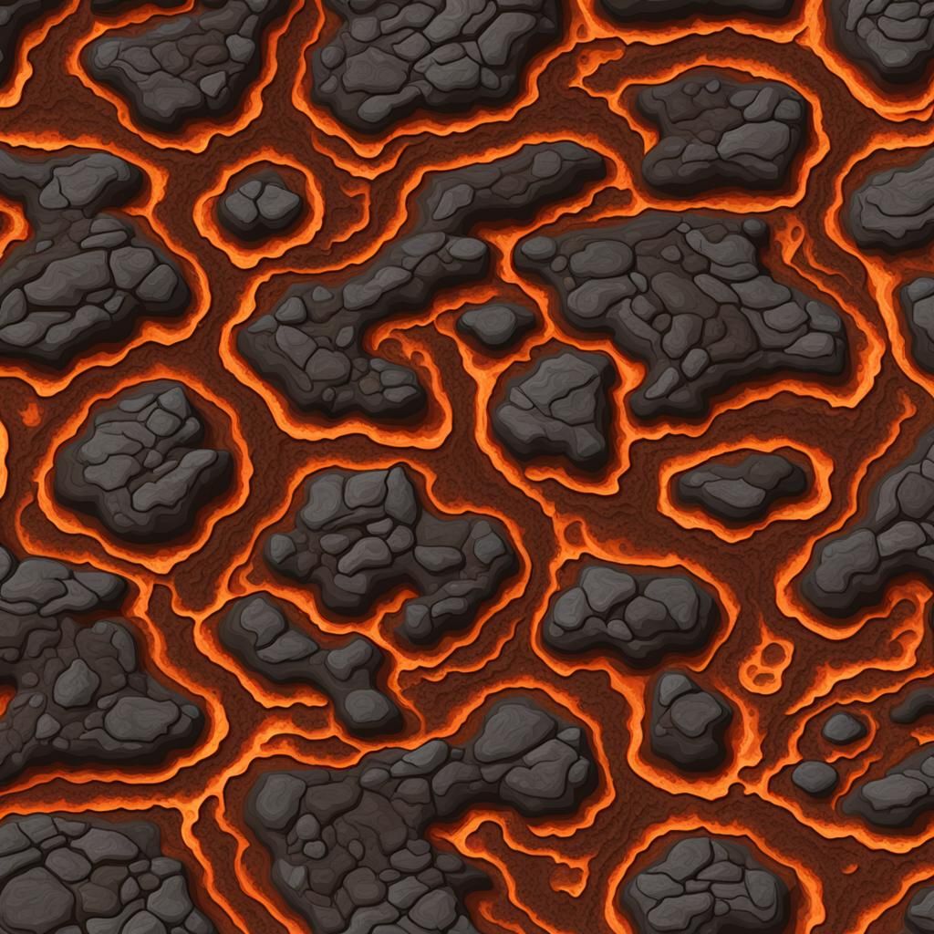 Lava Ground - AI Generated Artwork - NightCafe Creator