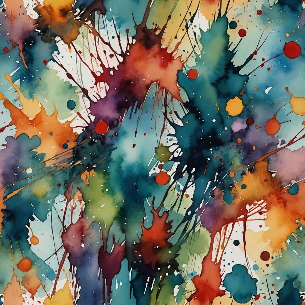 Watercolour abstract shape featuring Paint drip, Paint splash, Paint ...