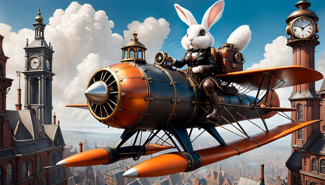 Steampunk bunny - Steampunk bunny