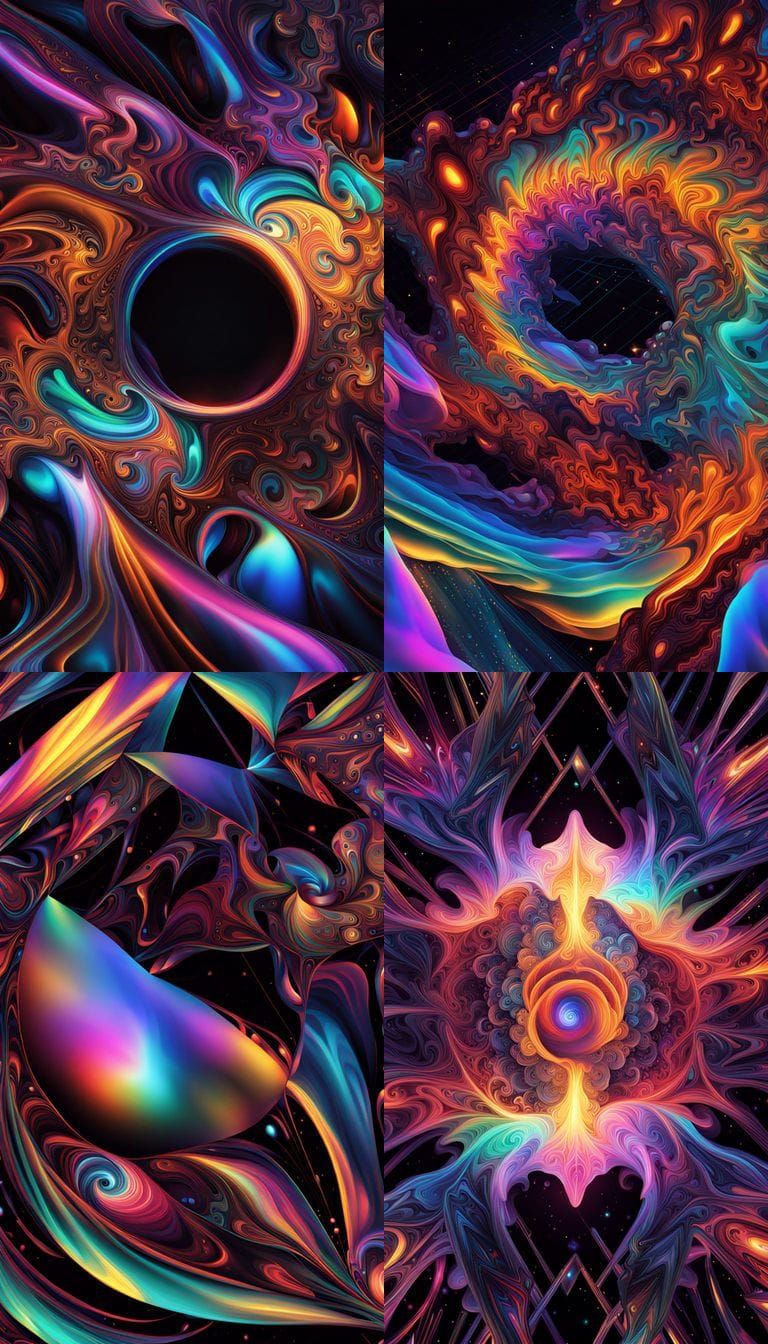 In a Quantum Universe of Vibrating Particles, What... - AI Art