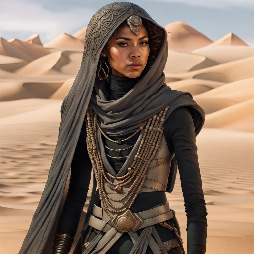 Fremen woman - AI Generated Artwork - NightCafe Creator