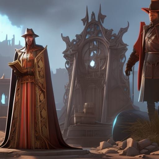 Two of the four librarians of the apocalypse - AI Generated Artwork ...