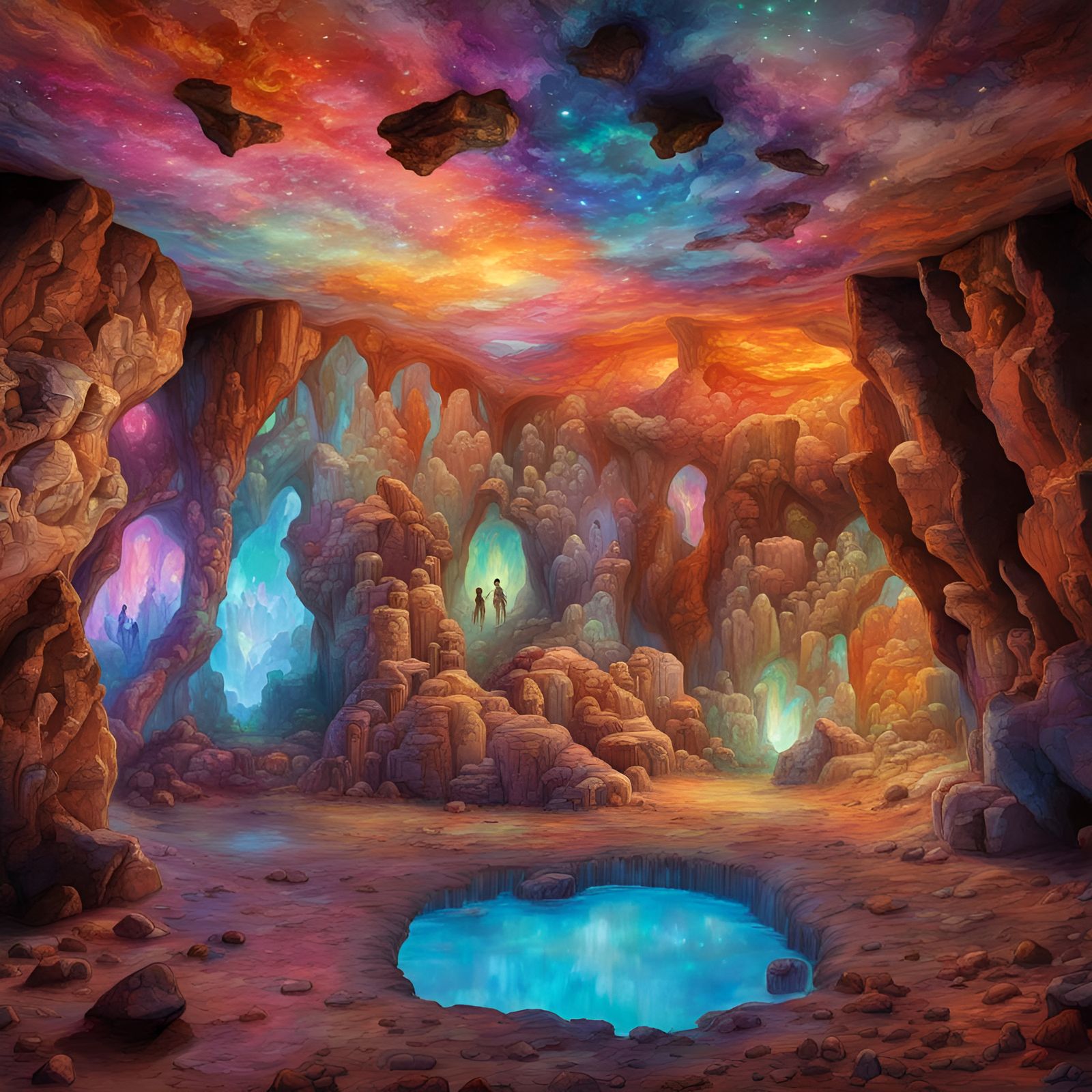Dream Cave - AI Generated Artwork - NightCafe Creator