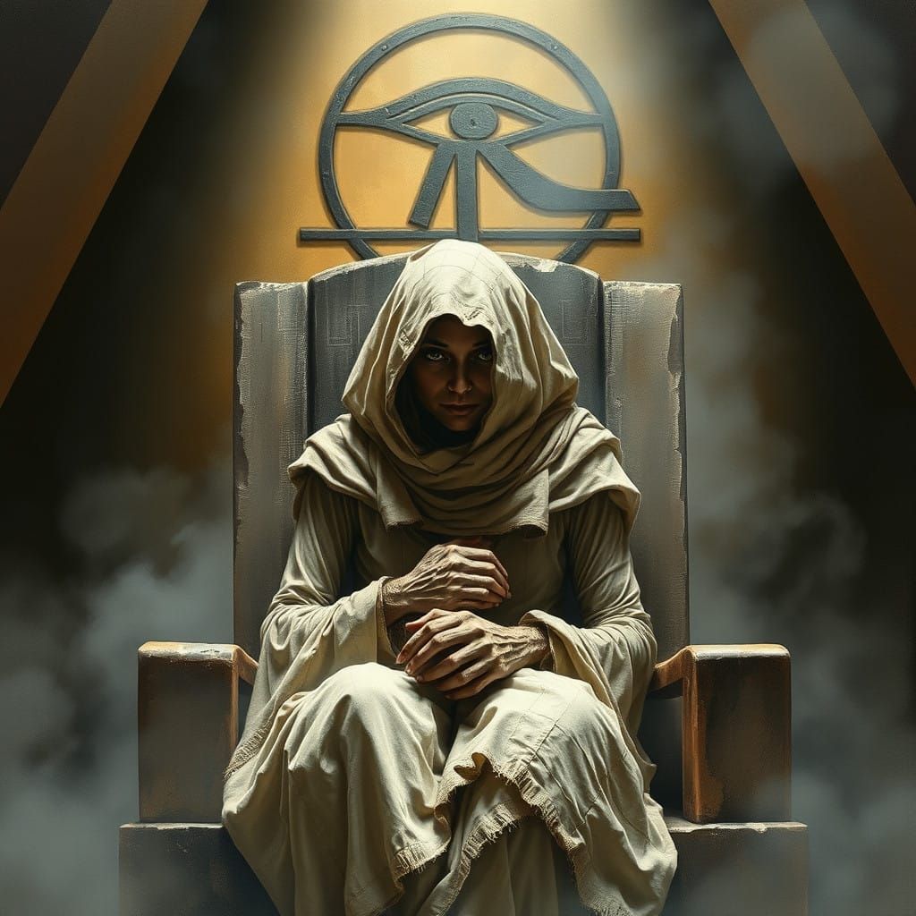 A watercolour impressionism. muted colours. full body image. female ...