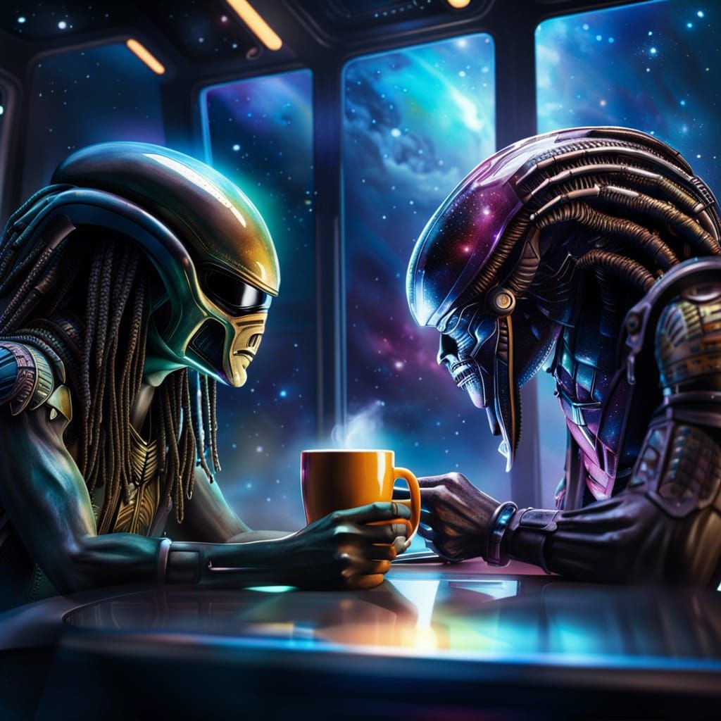 Just one more cup - AI Generated Artwork - NightCafe Creator