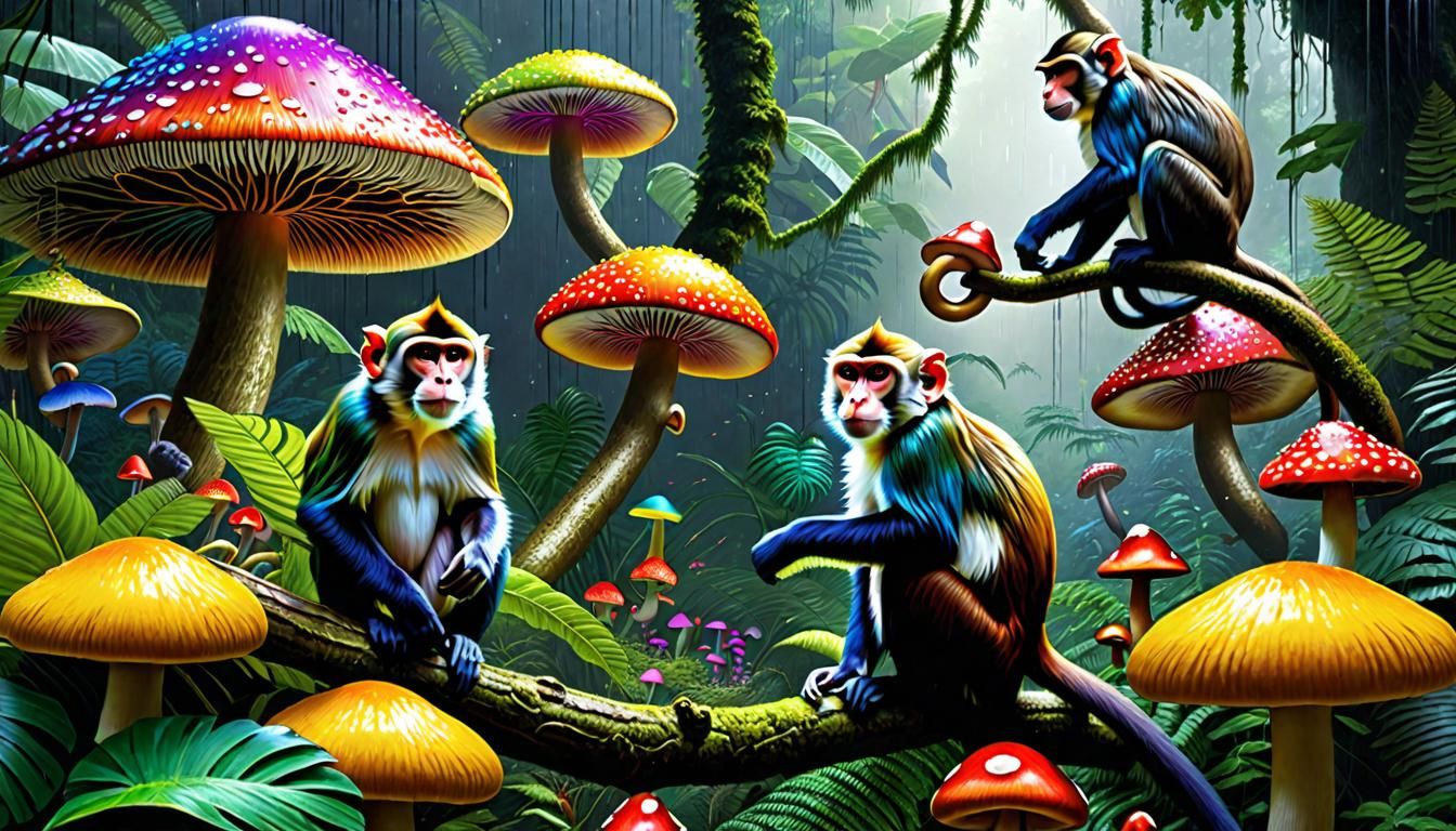 Monkeys 2 - AI Generated Artwork - NightCafe Creator