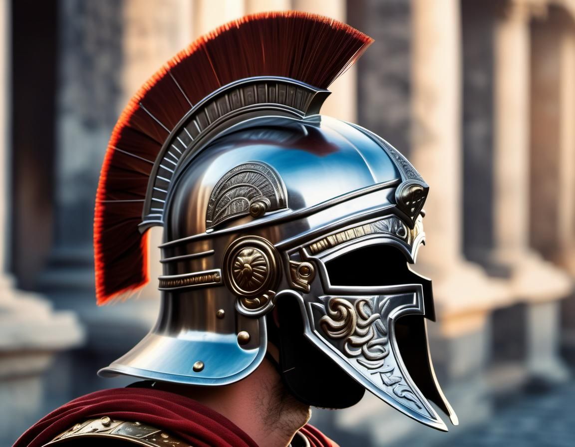 centurion Roman helmet - AI Generated Artwork - NightCafe Creator