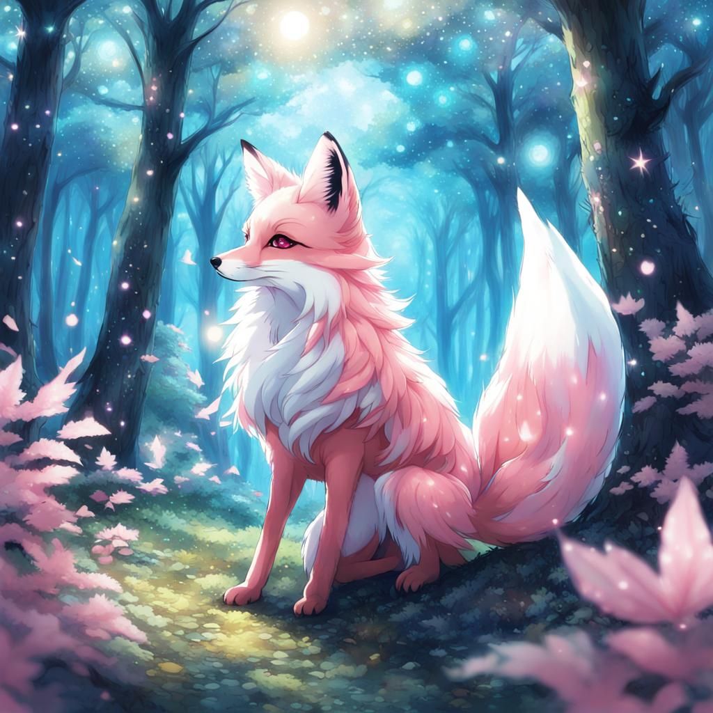 Sparkly forest - AI Generated Artwork - NightCafe Creator