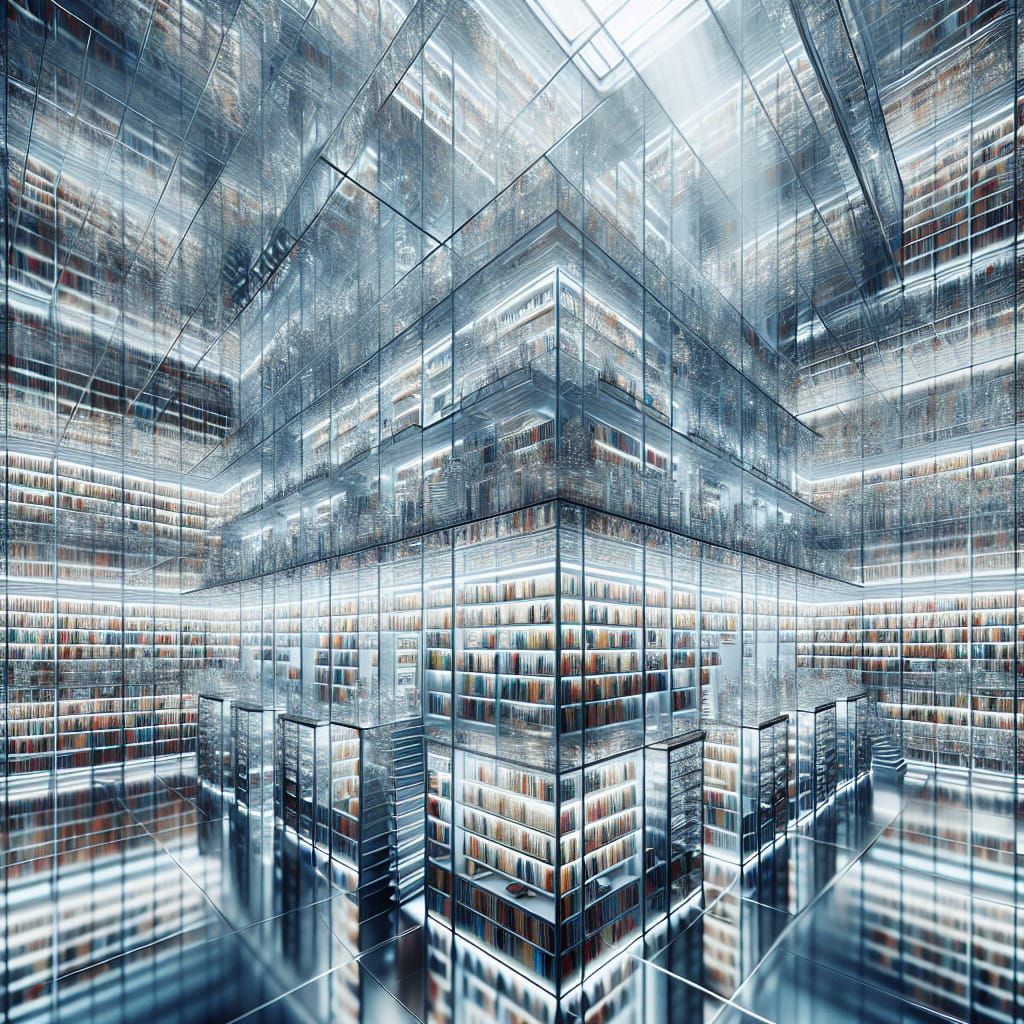 The Library 2 - AI Generated Artwork - NightCafe Creator