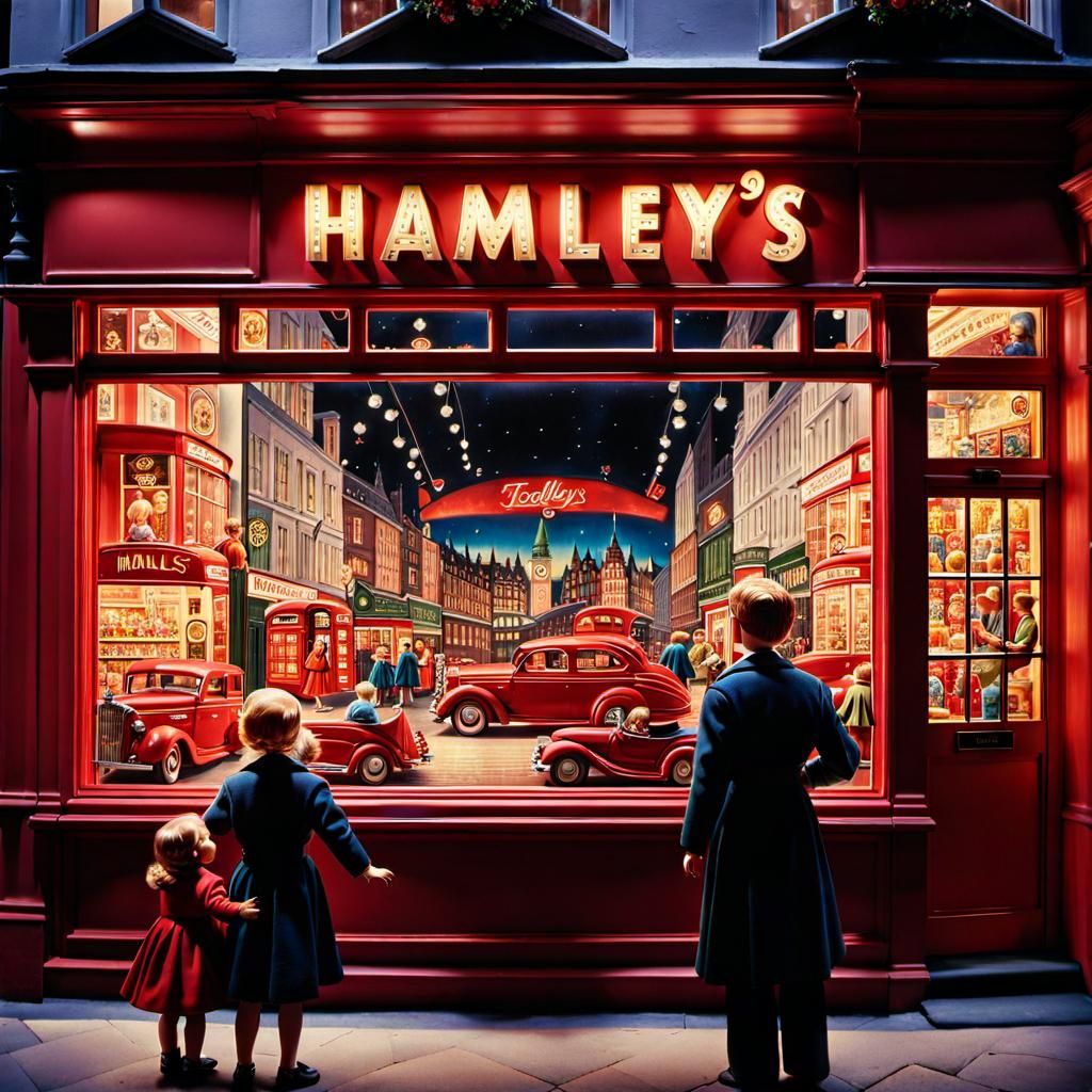 In the 1950s one toy store created displays like no other, Hamleys ...