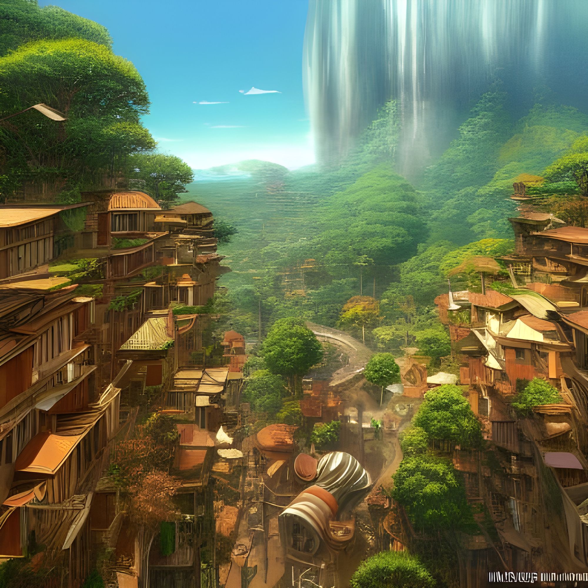 Hidden Town : r/nightcafe