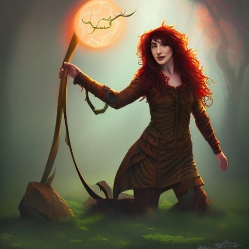 Kate Bush, Bard, Fighter, and Druid multi-class, - AI Generated Artwork ...
